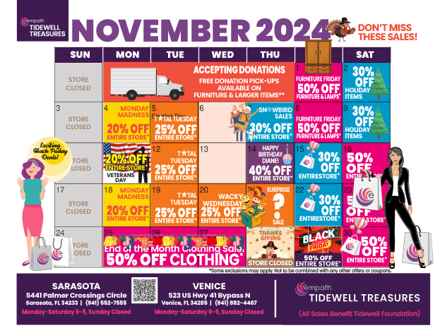 Tidewell Treasures | Tidewell Foundation