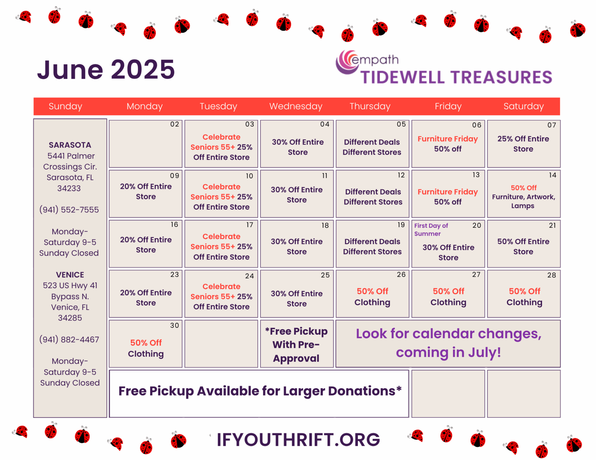 Tidewell Treasures | Tidewell Foundation